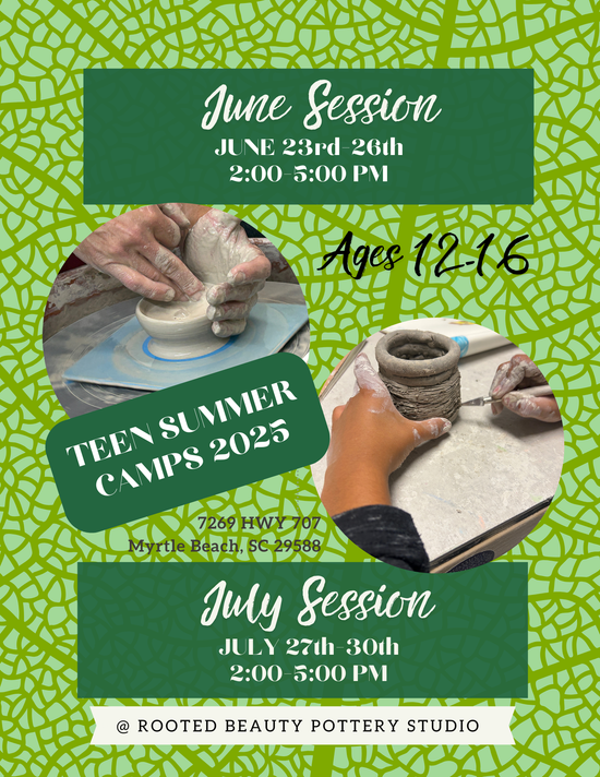 Teen Pottery Summer Camp – Rooted Beauty Pottery